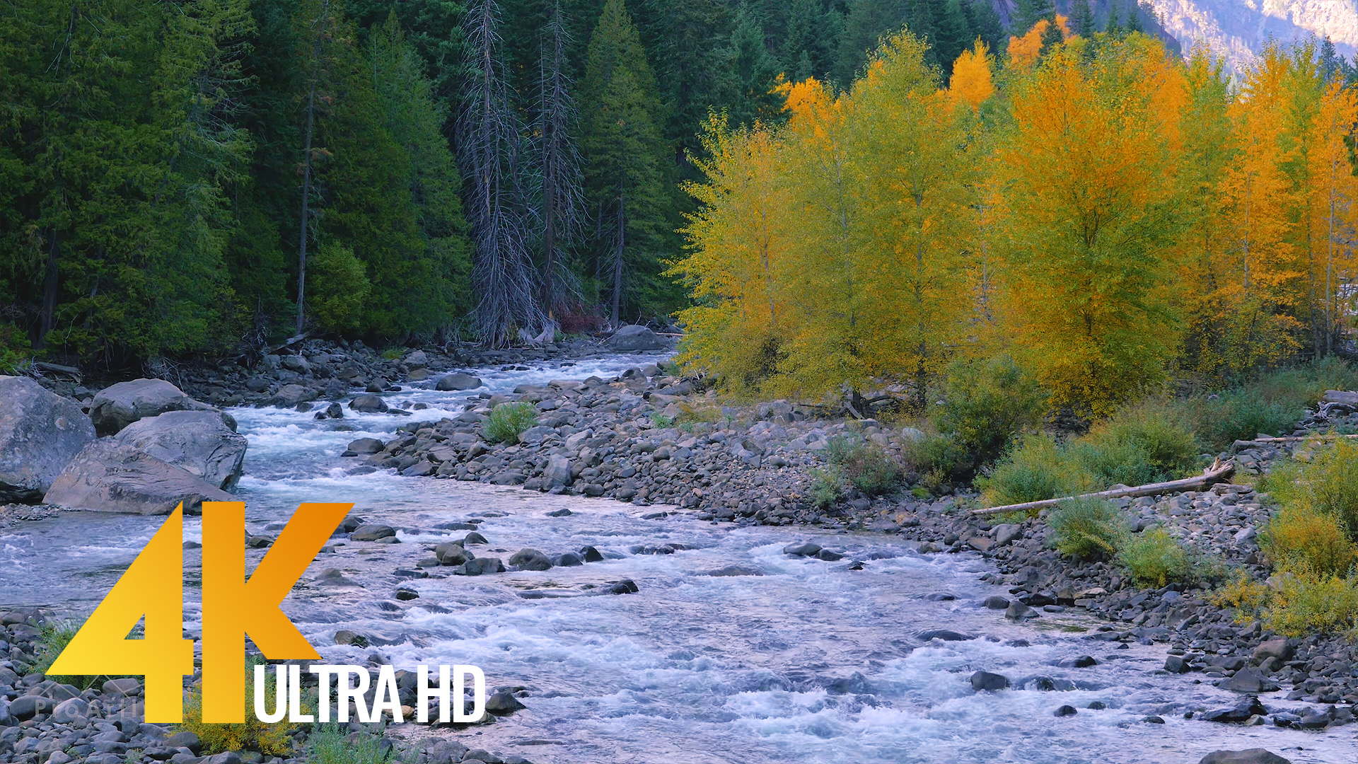 4K Nature Relax Video: Scenic Mountain River | ProArtInc