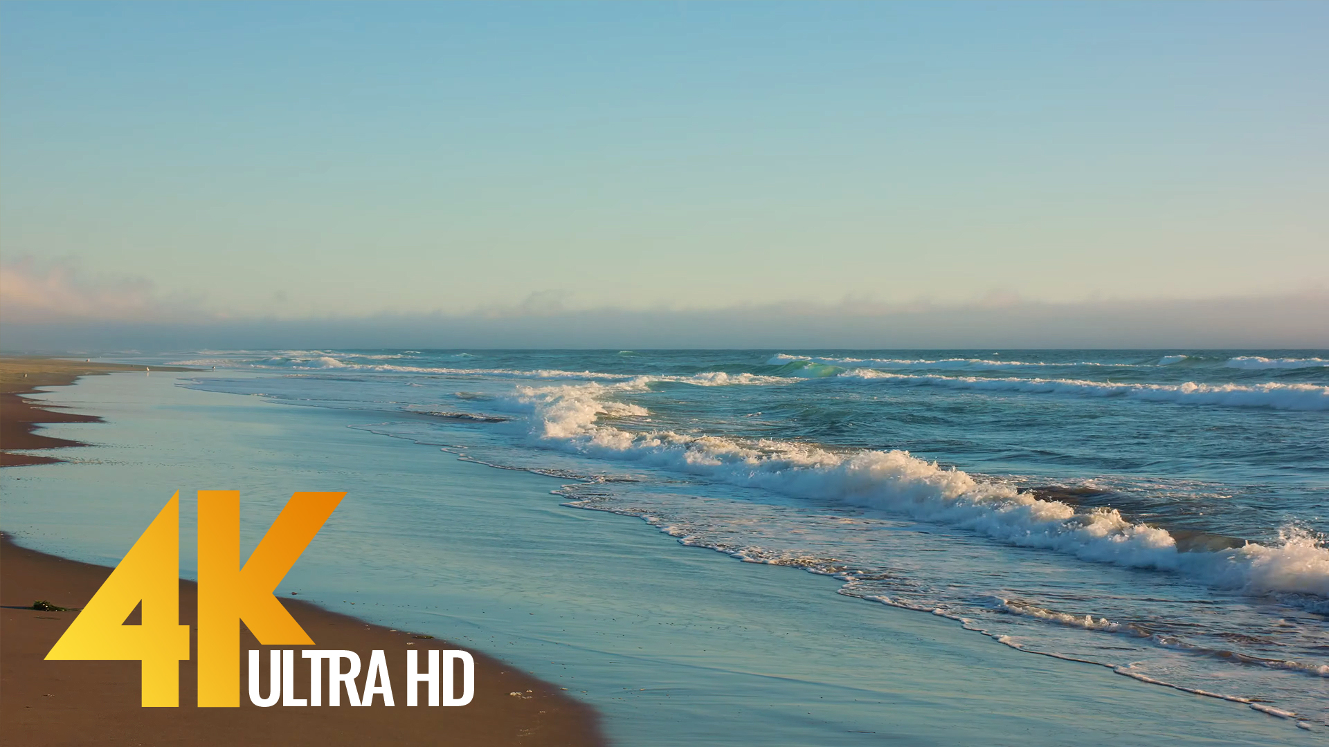 4K 60fps Nature Relax Video-Evening Ocean Waves | ProArtInc