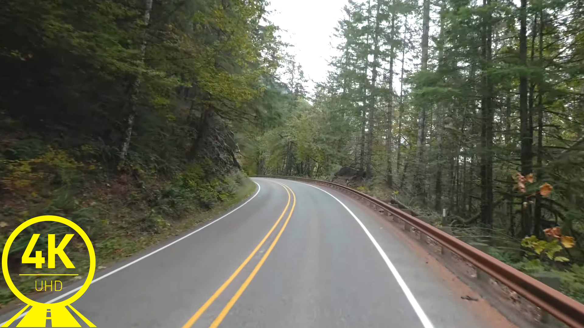 4K 60fps Autumn Scenic Drive - Best Washington State Scenic Road ...