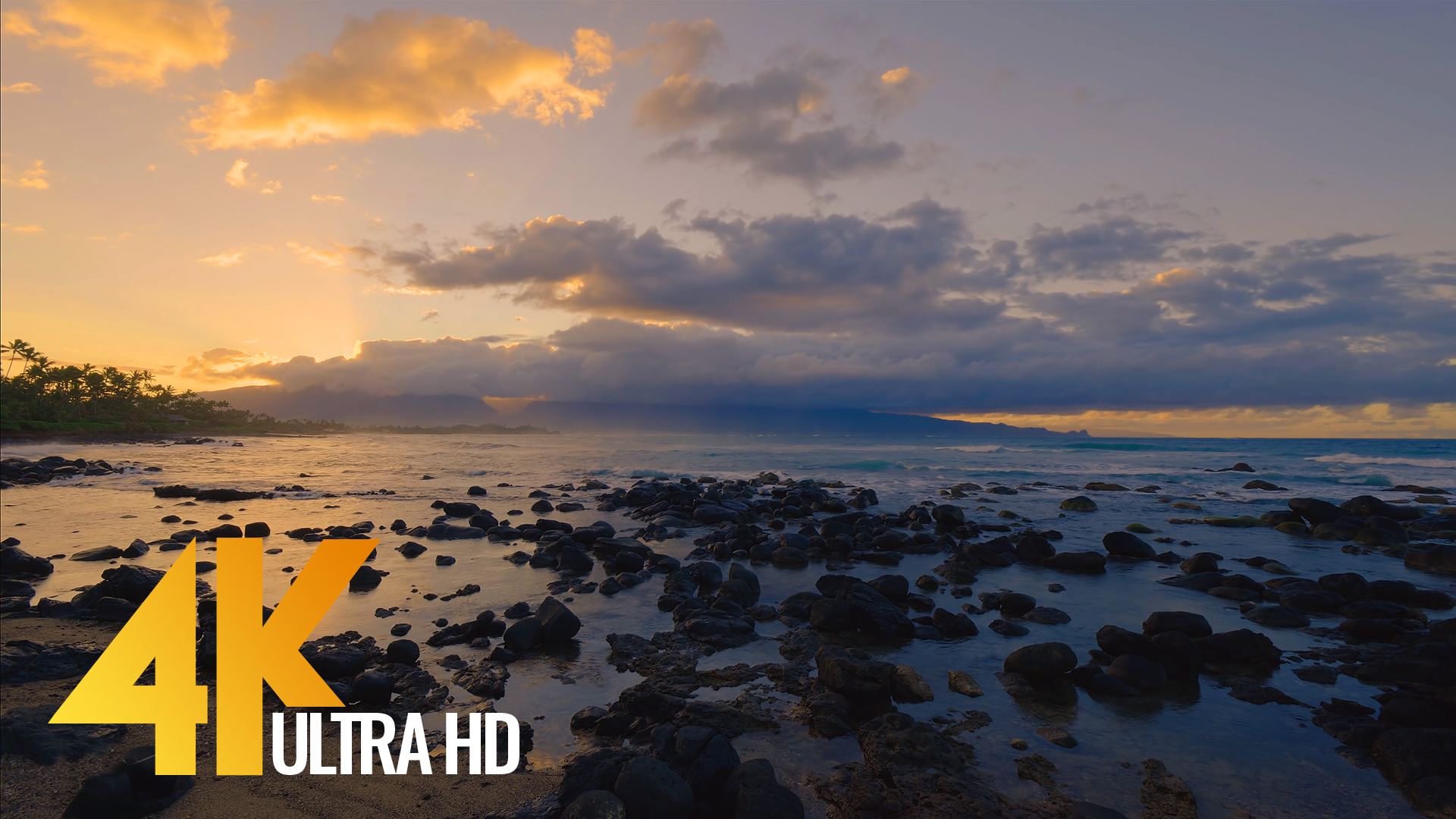 4K Sunset at Baby Beach, Maui, Hawaii - 4K HDR Relax Video | ProArtInc