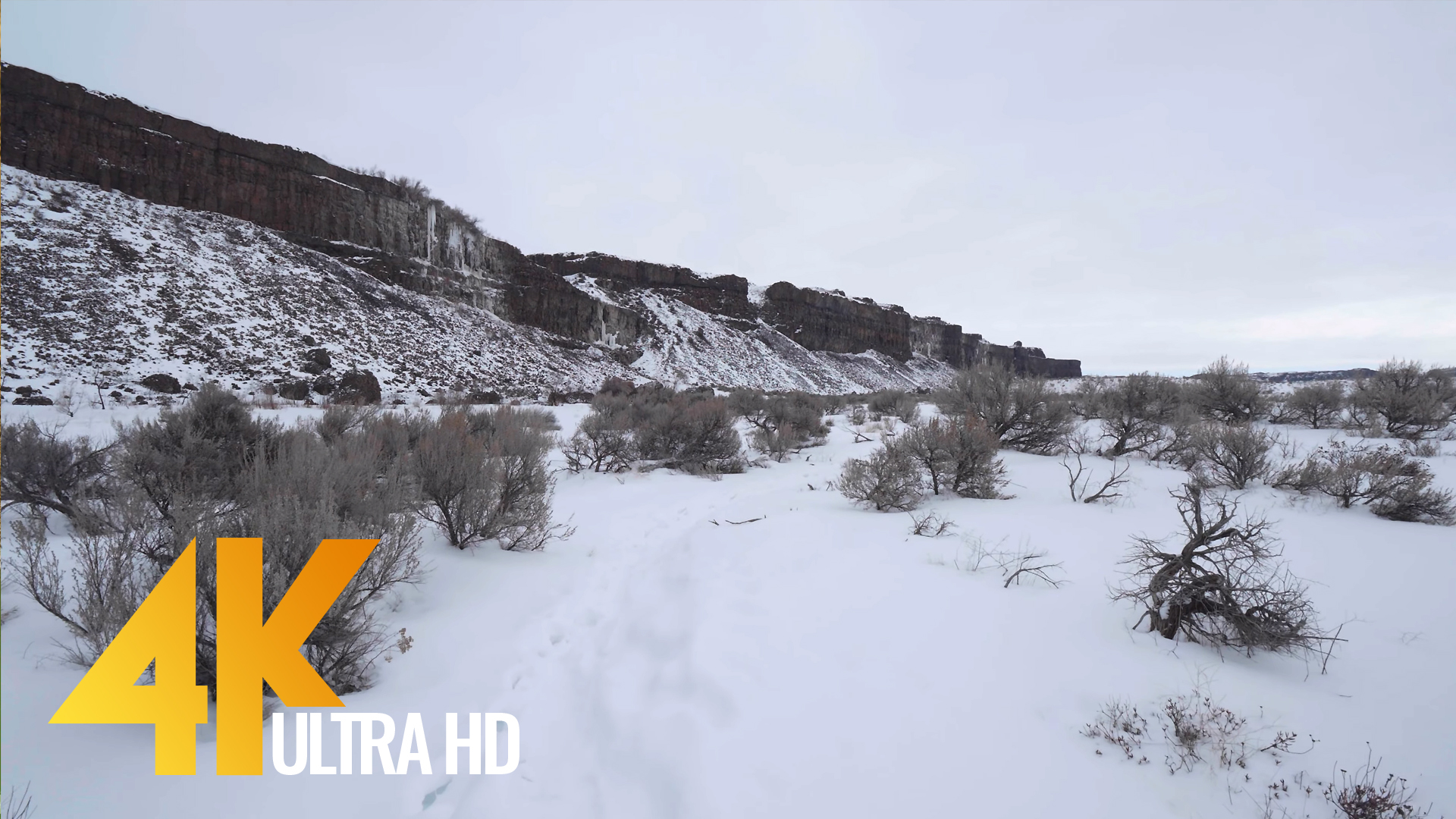 Ancient Lakes Trail, Central Washington - 4K Winter Hike | ProArtInc
