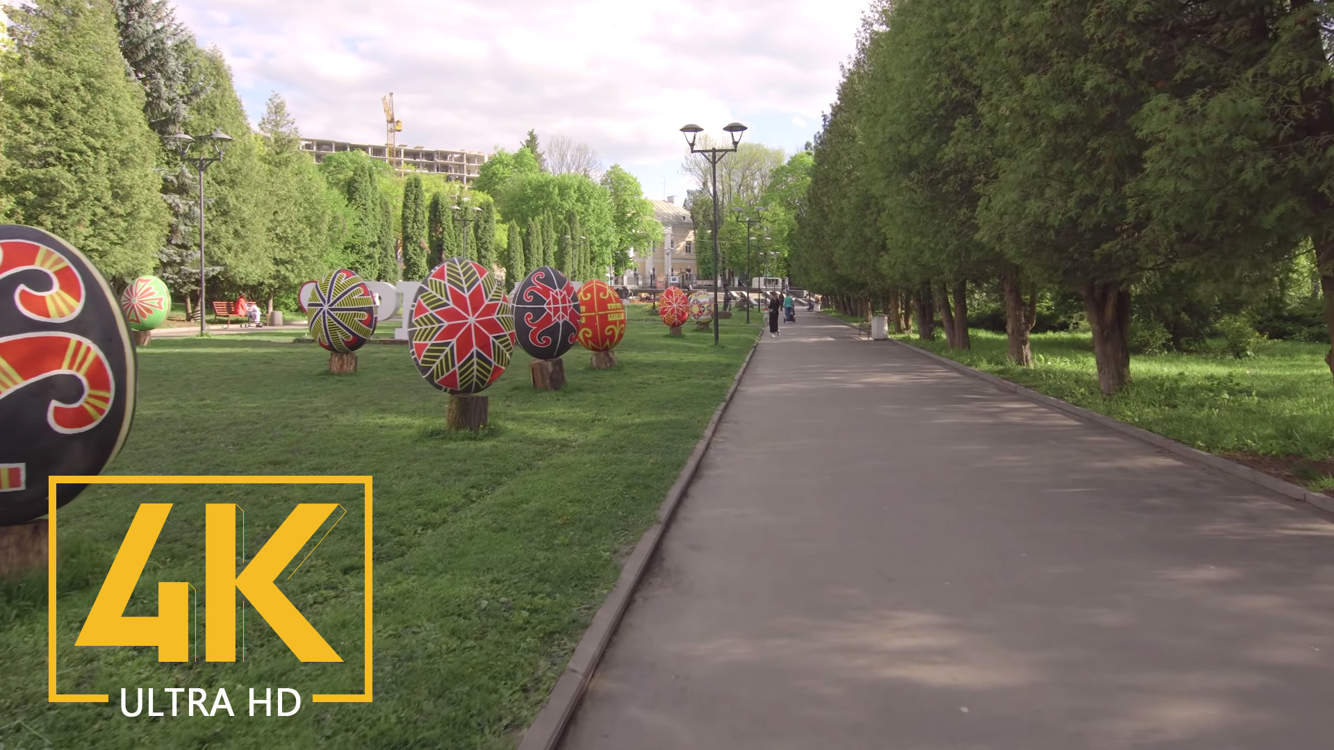 4K Walking Tour around Rivne, Ukraine - City Life Video with City ...