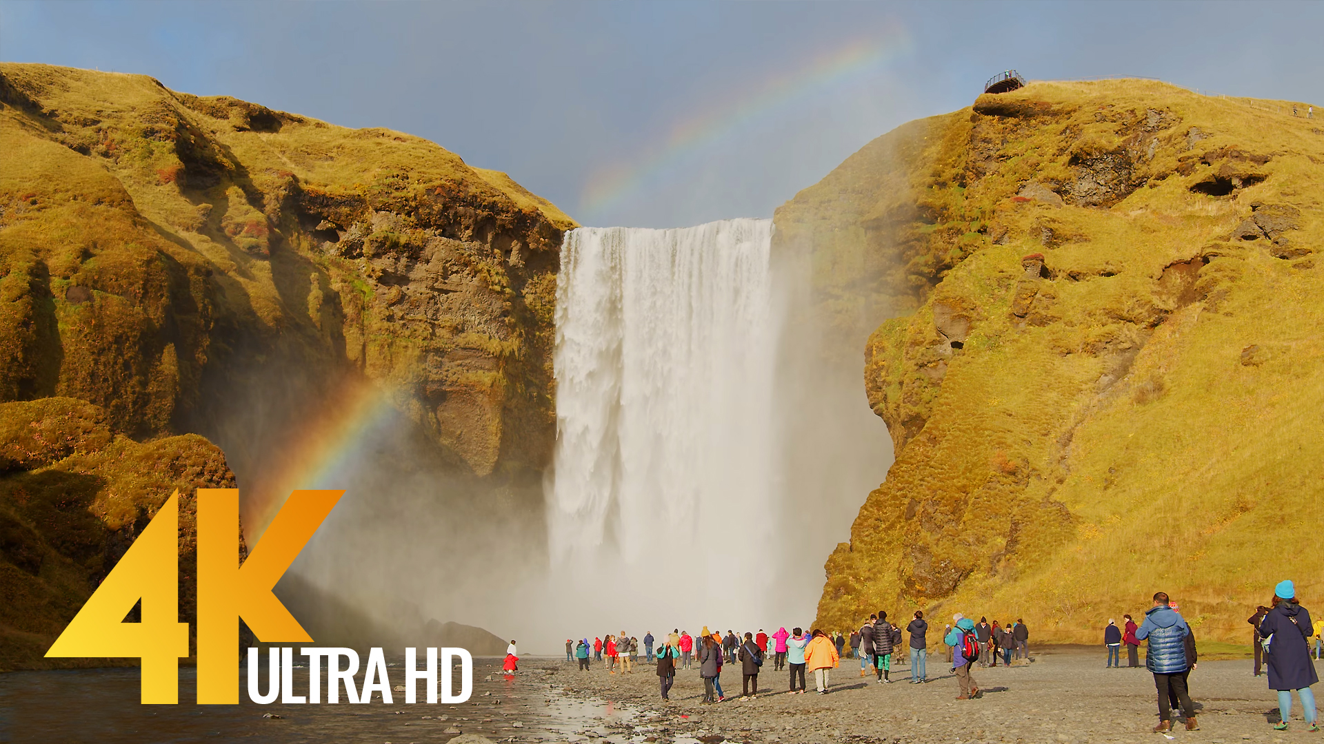 Iceland Waterfalls - 4K 60 fps 10-bit color Nature Relax Video | ProArtInc