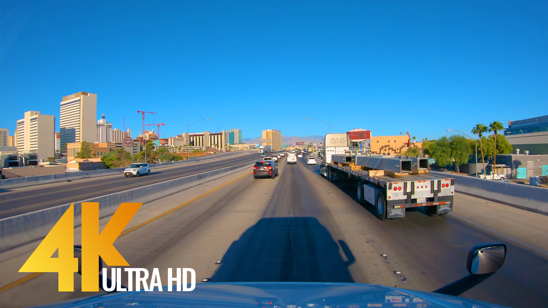 4K Scenic Drive - US Roads By Truck - Interstate-40, Arizona and ...
